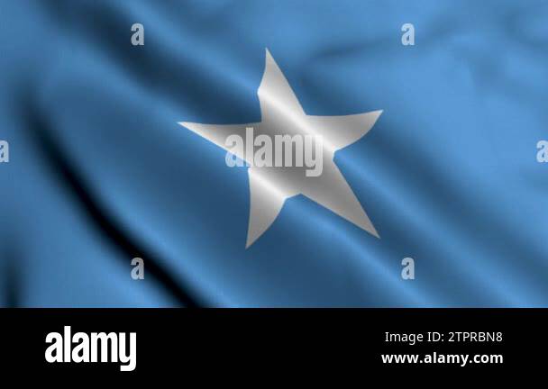 Somalia Flag. Waving Fabric Satin Texture Flag of Somalia 3D ...