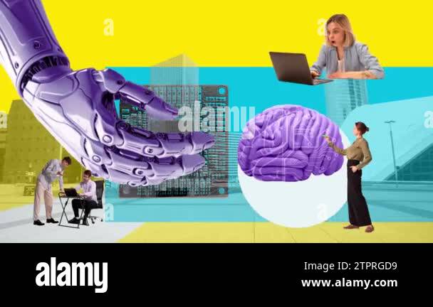 Cooperation of human resources and artificial intelligence support. IT ...