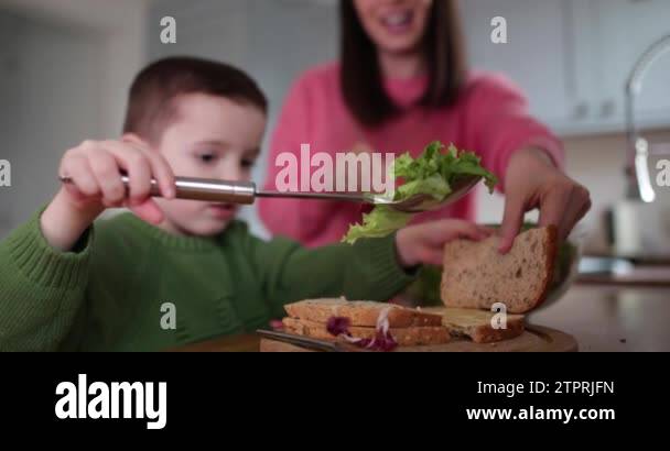 Child making a sandwich Stock Videos & Footage - HD and 4K Video Clips ...