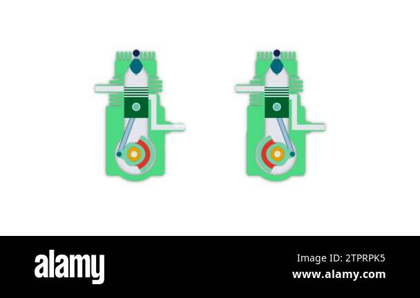two stroke cycle internal combustion engine, Two-stroke engine ...