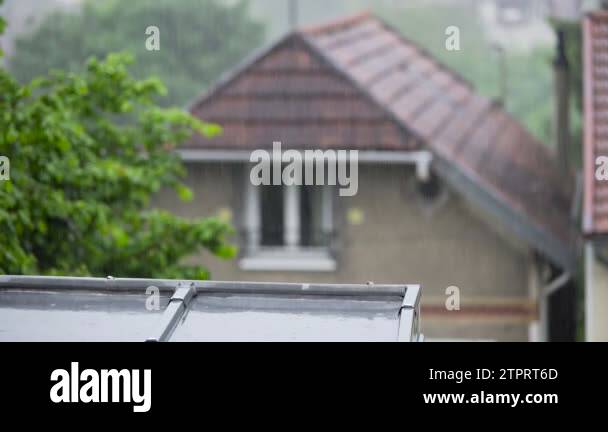 Rainy weather in village raindrops Stock Videos & Footage - HD and 4K ...