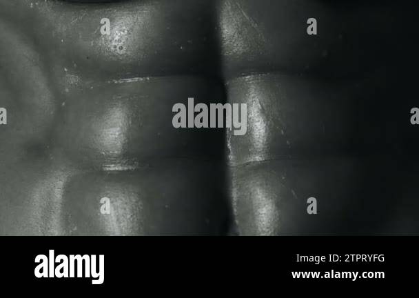 Sportsman, muscles, athlete man, triceps. Athletic caucasian, six pack ...