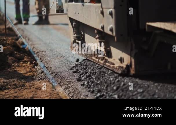 Road resurfacing construction works Stock Videos & Footage - HD and 4K ...