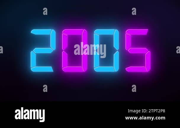 Video animation of an LED display in blue and magenta with the ...