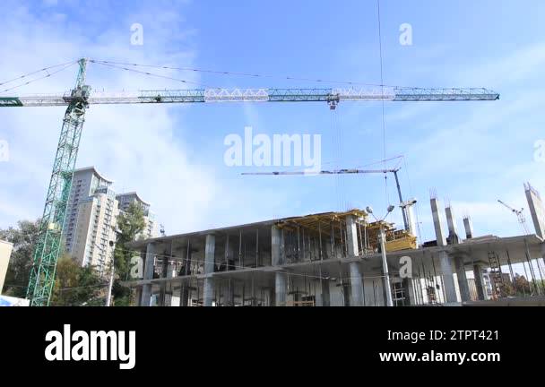 Building elevating crane sky Stock Videos & Footage - HD and 4K Video ...
