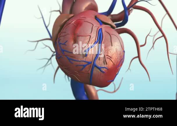 Human heart, Heart model w/clipping path, Human heart model, Full ...