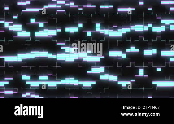 Abstract dynamic and bright lights on a dark background. Animated ...