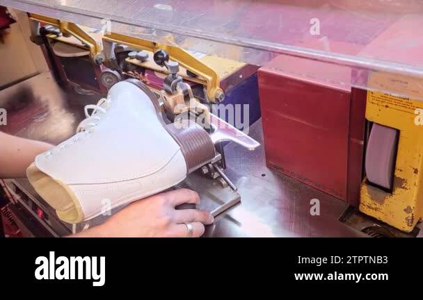 Ice skate sharpening machine Stock Videos & Footage - HD and 4K Video ...