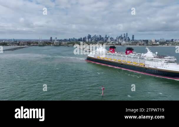 Melbourne, VIC, Australia - 4-Nov-2023 - Disney Wonder Cruise Ship ...
