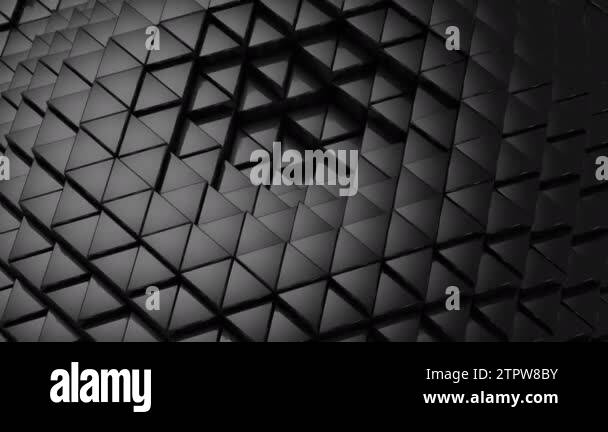 Triangles Formed A Wave. Abstract background, 2 in 1, loop (301-600 ...