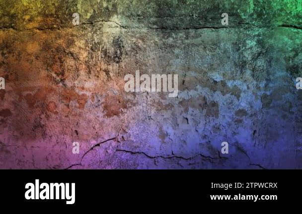 Looped unhurried texture animation based on layers of concrete and ...