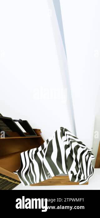 Inside bedroom zoom in camera movement animation 3D Son in single ...