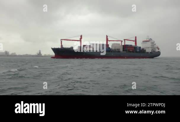 Container ship in rain port Stock Videos & Footage - HD and 4K Video ...