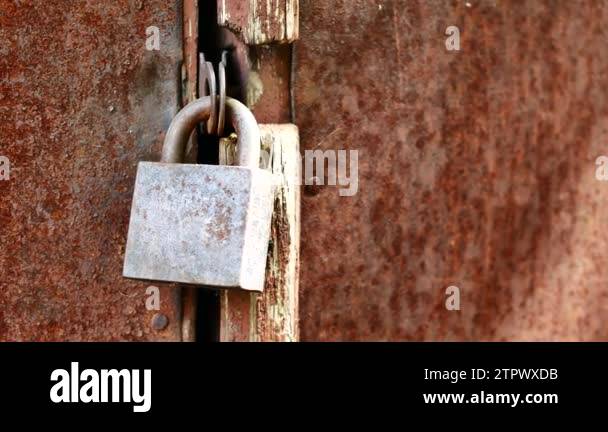 Red lock on metal Stock Videos & Footage - HD and 4K Video Clips - Alamy