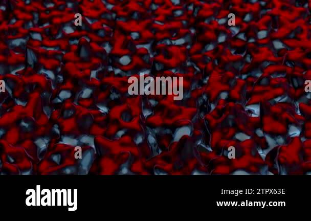 Dark red mysterious changing surface. Loop ready animation. Animation ...