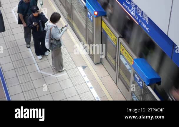 July30,2023.Taipei,Taiwan.view of crowded passenger waiting for ...