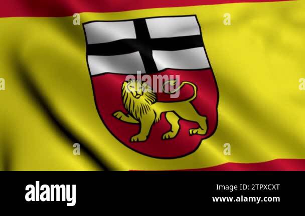 Bonn City State Flag Germany. Waving Fabric Satin Texture National Flag ...