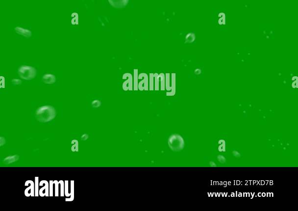 Bubble green screen, Abstract technology, science, engineering ...