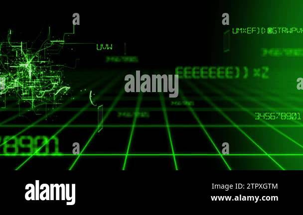 High tech abstract animation background pattern of a camera moving ...