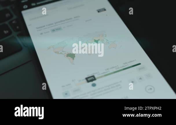 Sugar cane production from 1961 to 2021 world map time-lapse on ...