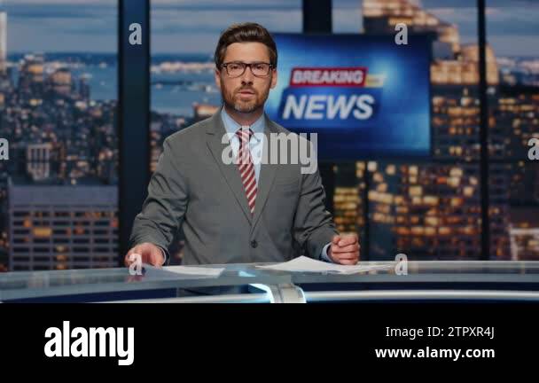 News reporter tv studio Stock Videos & Footage - HD and 4K Video Clips ...