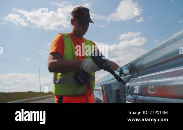 Road safety worker Stock Videos & Footage - HD and 4K Video Clips - Alamy