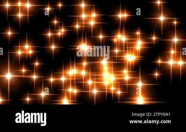 Lens flare sparkling glowing twinkle star lights glow background 4k Stock Video Footage - Alamy