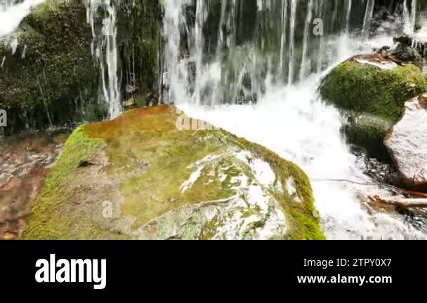 Vertical panorama small waterfall Stock Videos & Footage - HD and 4K ...