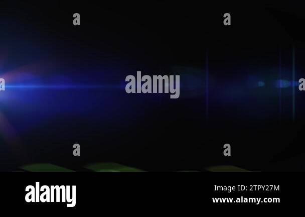 anamorphic lens flare 3840x2160 4K, lights background Stock Video ...