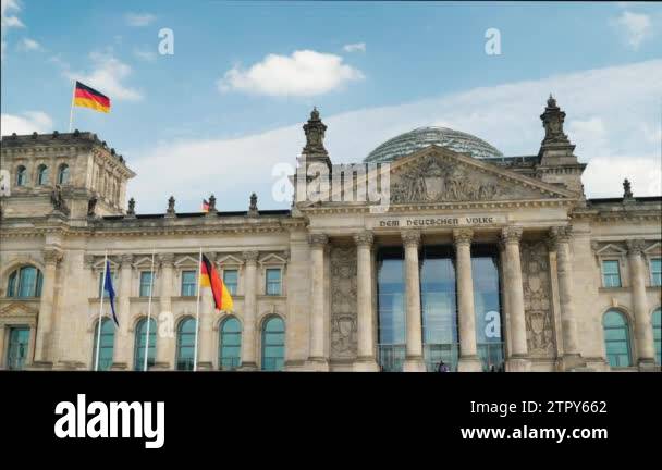 The historical building of the Reichstag in Berlin, where the German ...