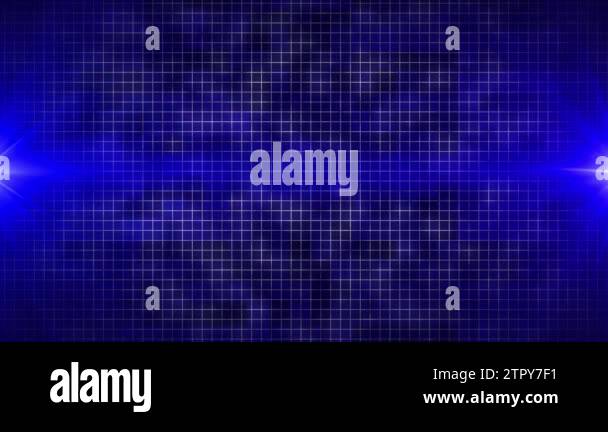 Animated Dark Blue abstract geometric shapes technology background ...