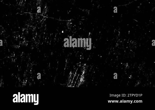 Black and white screen mode grunge overlay distress, looped animation ...