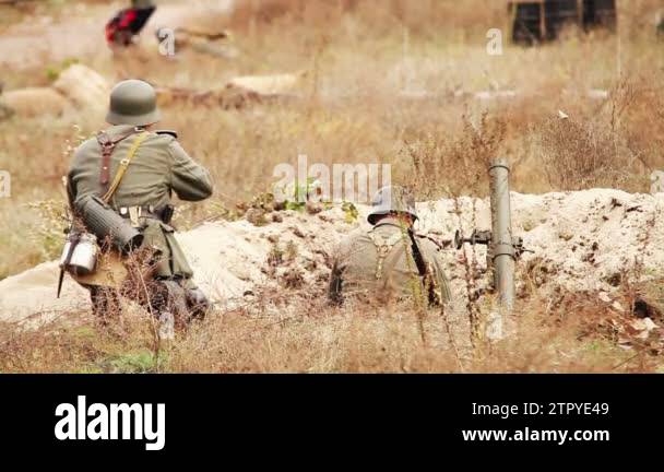 German soldiers in a trench Stock Videos & Footage - HD and 4K Video ...