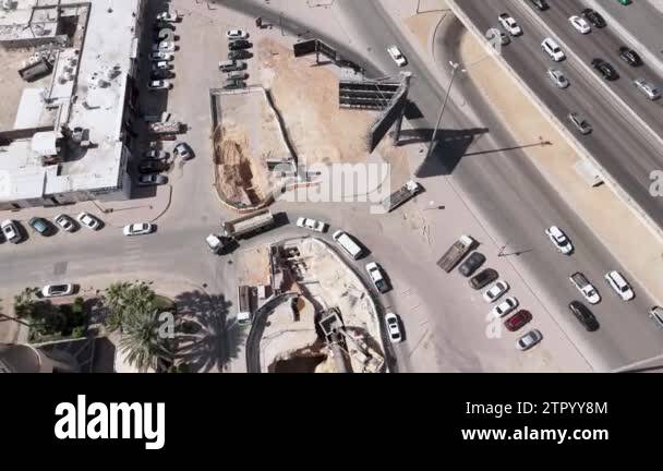 This captivating drone shot captures the transformation of Riyadh ...