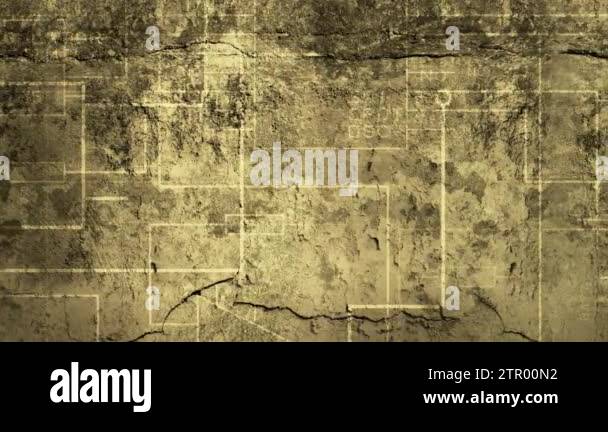 Looped unhurried texture animation based on layers of concrete and ...