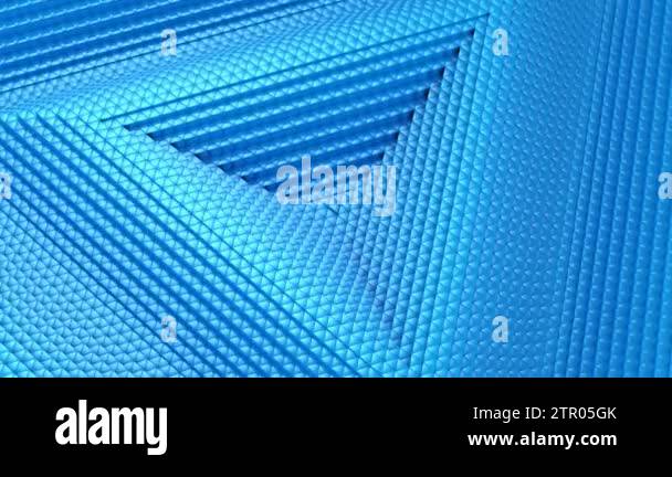 Triangles Formed A Wave. Abstract background, 2 in 1, loop, created in ...