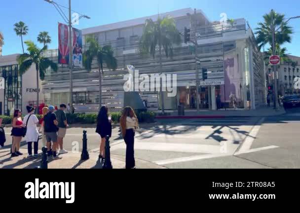 Louis Vuitton Store at Rodeo Drive Beverly Hills - LOS ANGELES, USA ...