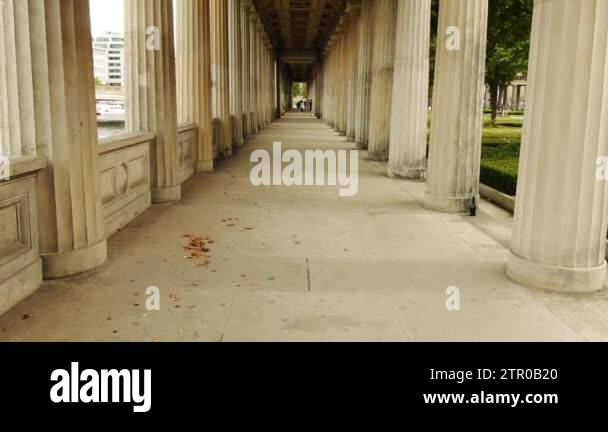 Colonnade in Alte Nationalgalerie (Old National Gallery) on State ...