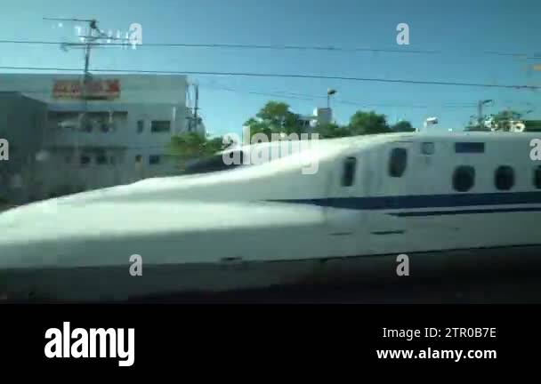 Shizuoka,Japan-May 14,2018: shinkansen or a Japanese bullet train ...