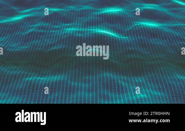 Abstract Minimal Mesh Waving Background/ 4k animation of an abstract ...