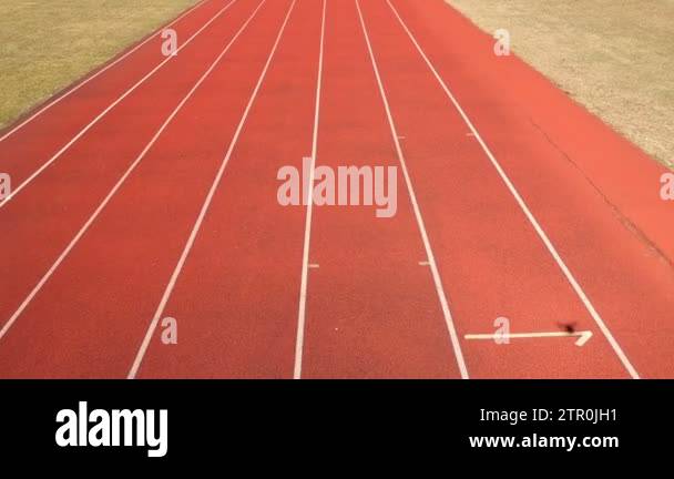 Red color texture athletics track Stock Videos & Footage - HD and 4K ...