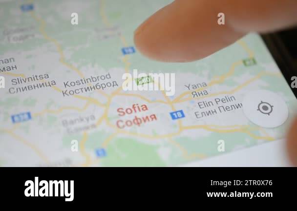 Sofia on a map Stock Videos & Footage - HD and 4K Video Clips - Alamy