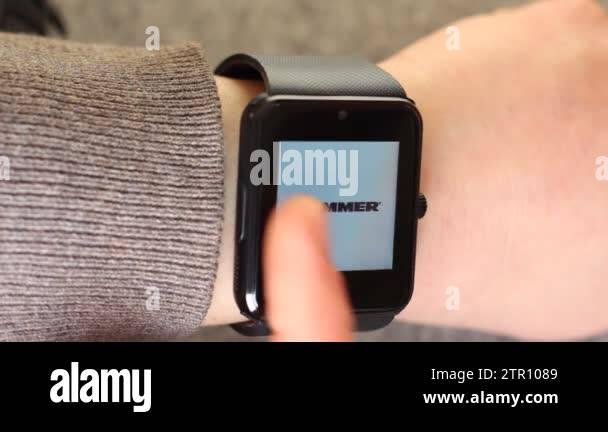 Using A Smart Watch Device. Popular Car Brands and Car Logos. Honda ...