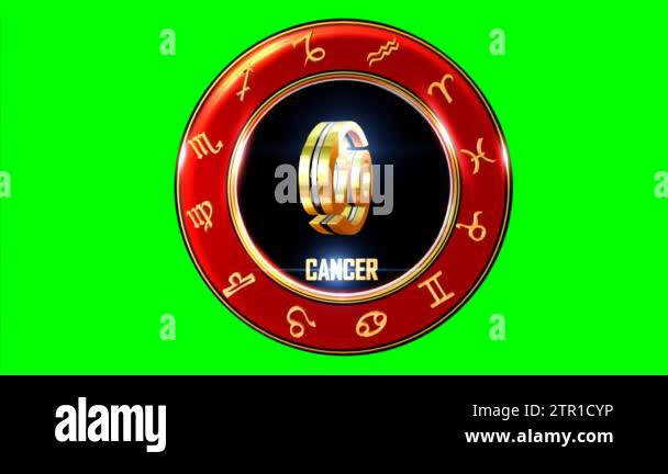 This stock motion graphic features , the symbol for the Zodiac sign in ...