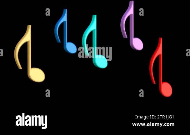 3d musical notes Stock Videos & Footage - HD and 4K Video Clips - Alamy