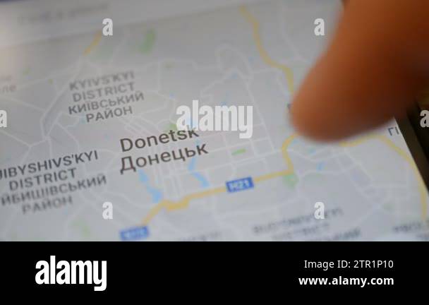 Donetsk map Stock Videos & Footage - HD and 4K Video Clips - Alamy