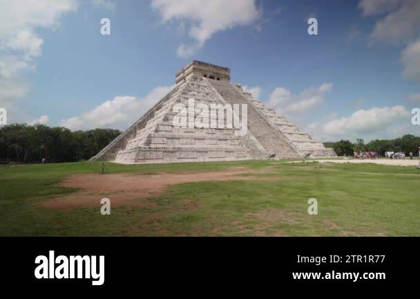 Chichen Itza,Maya pyramid. Historical ruins of ancient civilization of ...