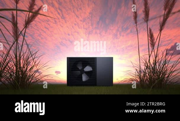 rotating fan of a heat pump energy as a heater and alternative energy ...