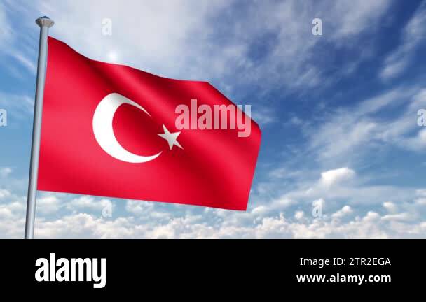 3d flag animation turkey Stock Videos & Footage - HD and 4K Video Clips ...