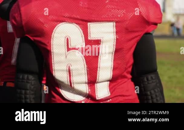 American football team back view Stock Videos & Footage - HD and 4K ...